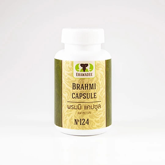 Brahmi capsules No.124 – Memory Boost, Brain Support | Erawadee
